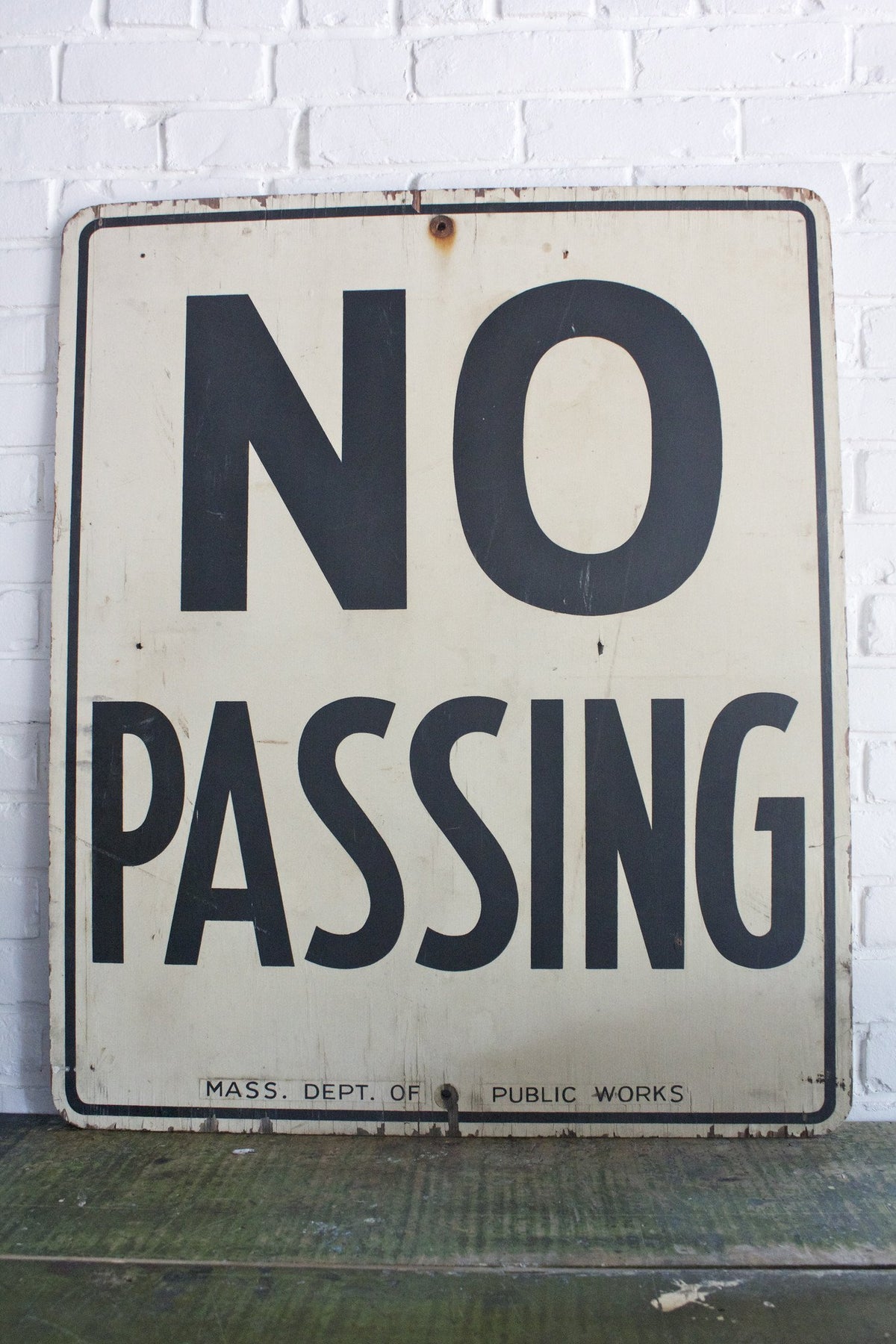 No Passing Sign